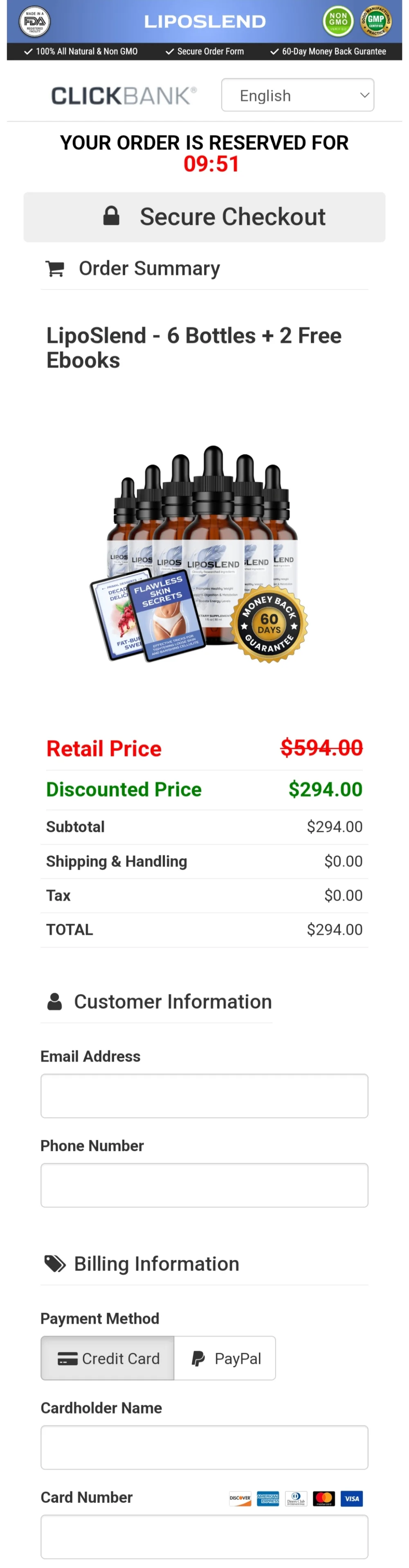 LipoSlend™ - USA Official Website - Get $300 OFF Today Only!